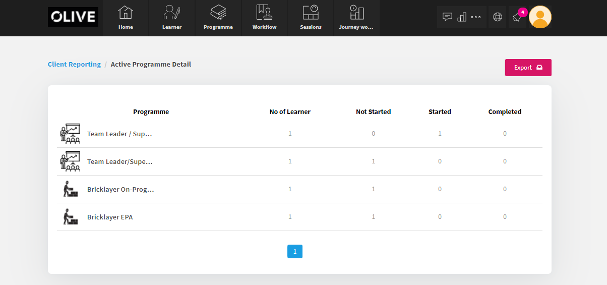 Myportfolio - Can I download the learner report? – Olive