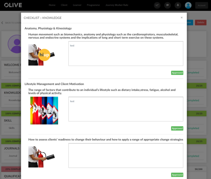 Myportfolio - Learner Section – Olive