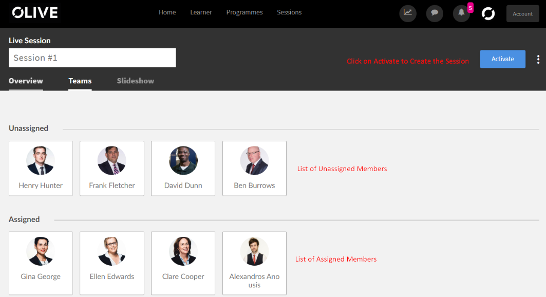 Myportfolio - Programmes Section – Olive